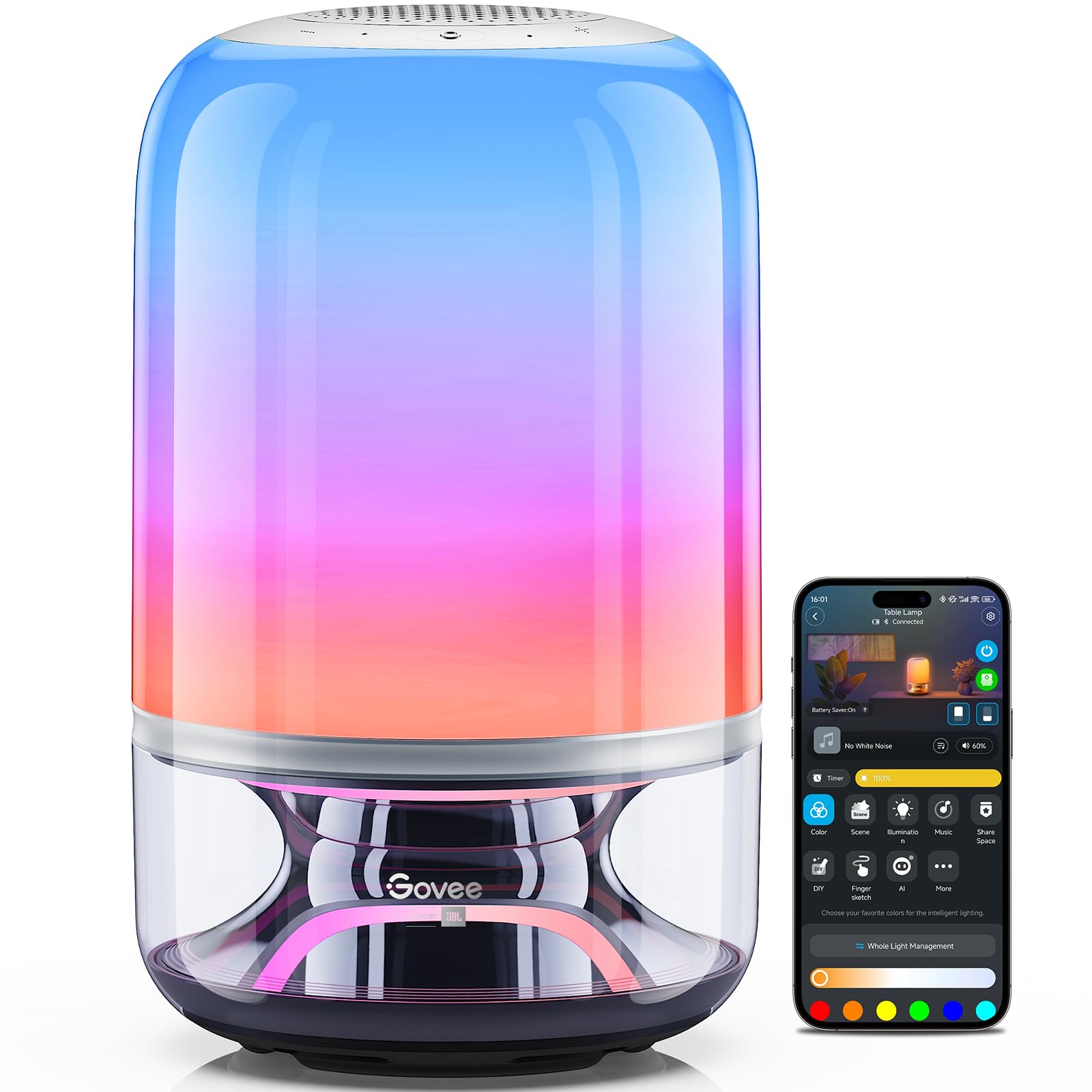 Govee Table Lamp 2 Pro x Sound by JBL