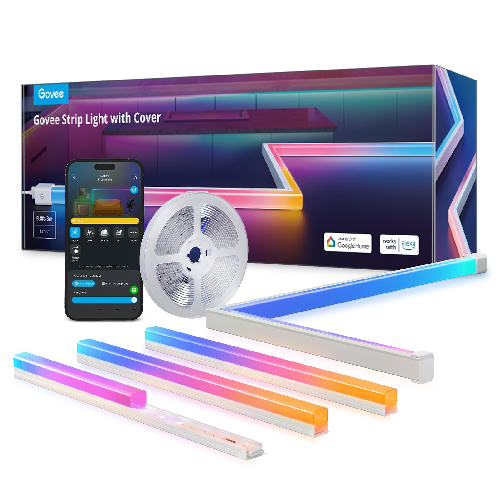 Govee RGBIC LED Strip Lights 32.8ft